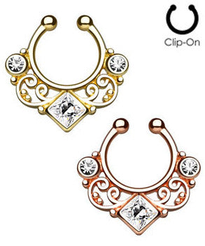 Feikki Septum Lace Swirl Gem – Savanni